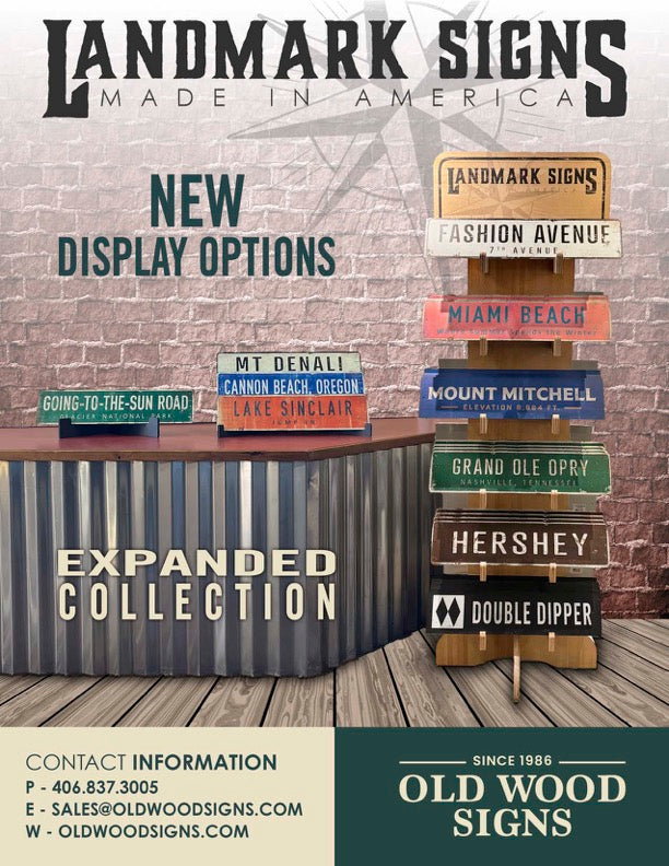 LANDMARK SIGNS – Old Wood Signs Wholesale