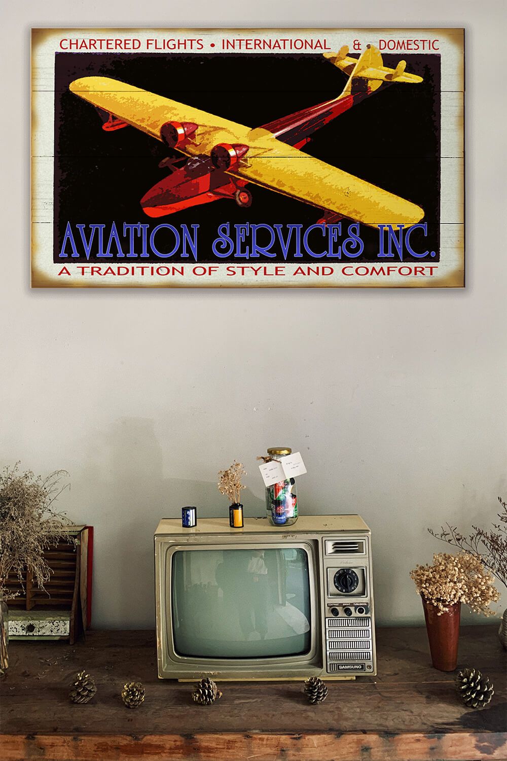 PLANES & TRAINS – Old Wood Signs Wholesale