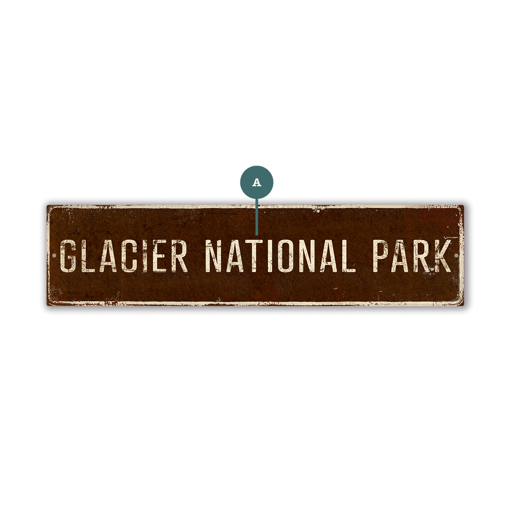 Landmark Classic Custom Signs: Brown 1 - Wall Decor – Old Wood Signs ...