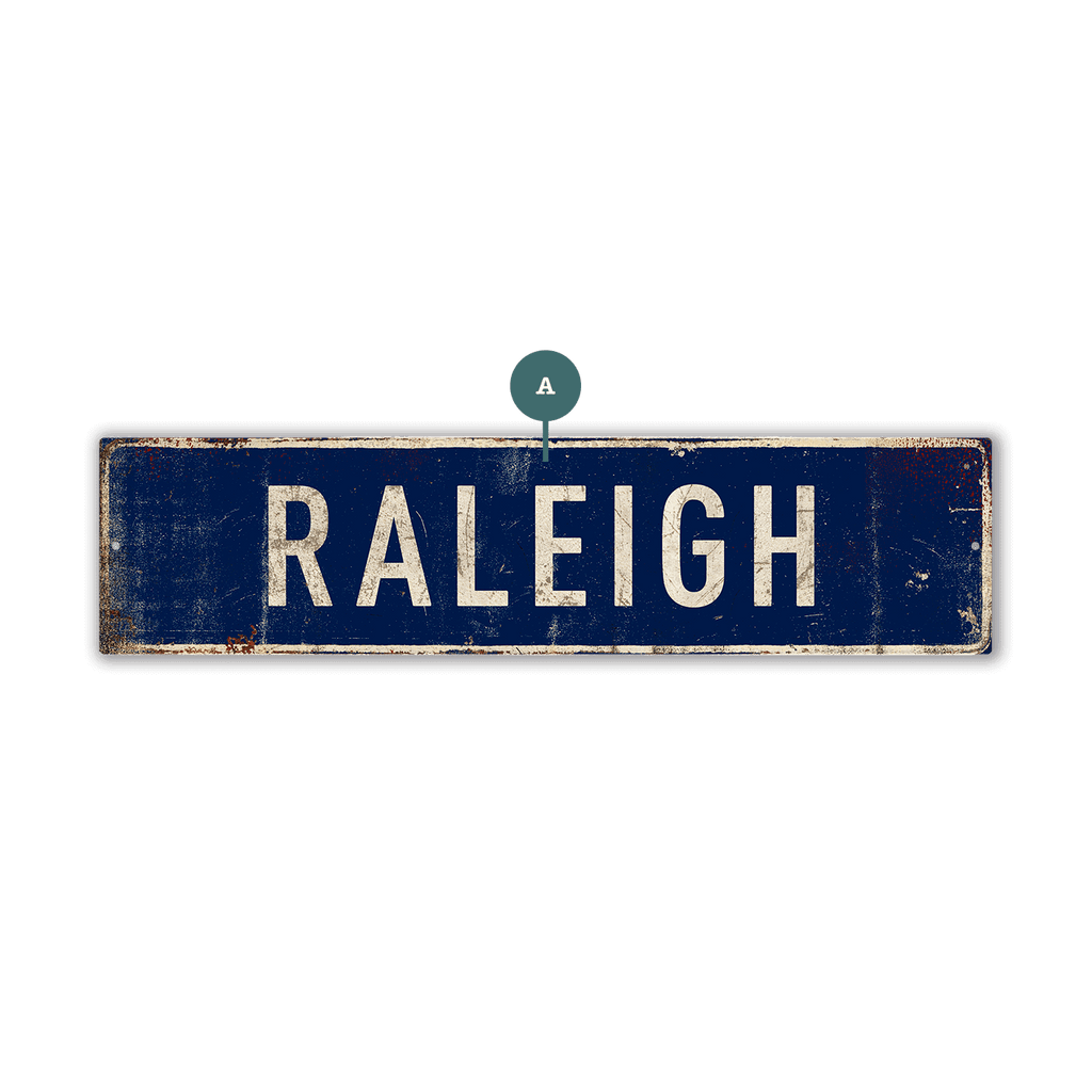 Landmark Classic Custom Signs: Navy 1 - Wall Decor – Old Wood Signs ...