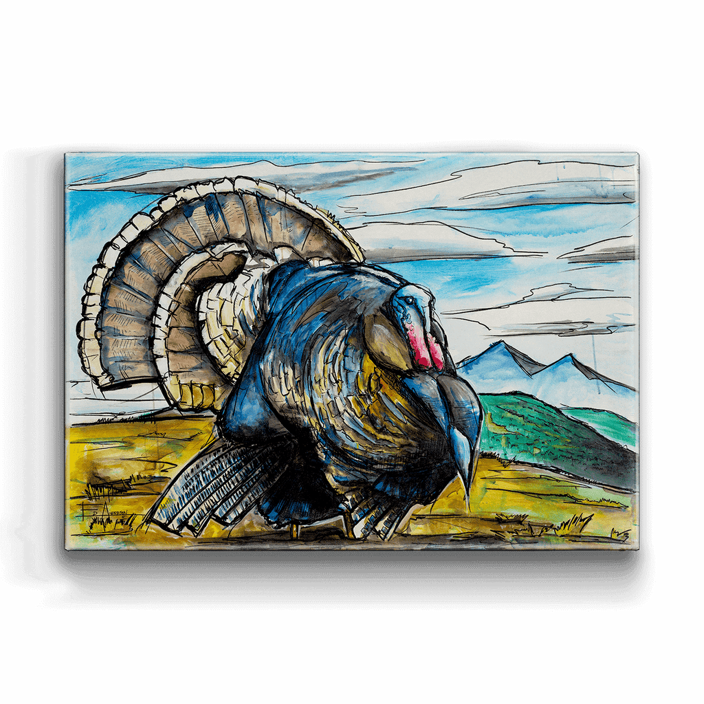 Turkey Strut: Metal Box Art – Old Wood Signs Wholesale