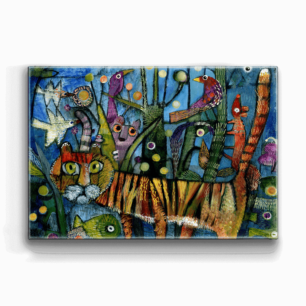 Tiger, Tiger - Metal Box Art – Old Wood Signs Wholesale