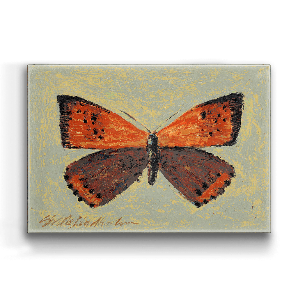 American Copper Butterfly - Metal Box Art – Old Wood Signs Wholesale