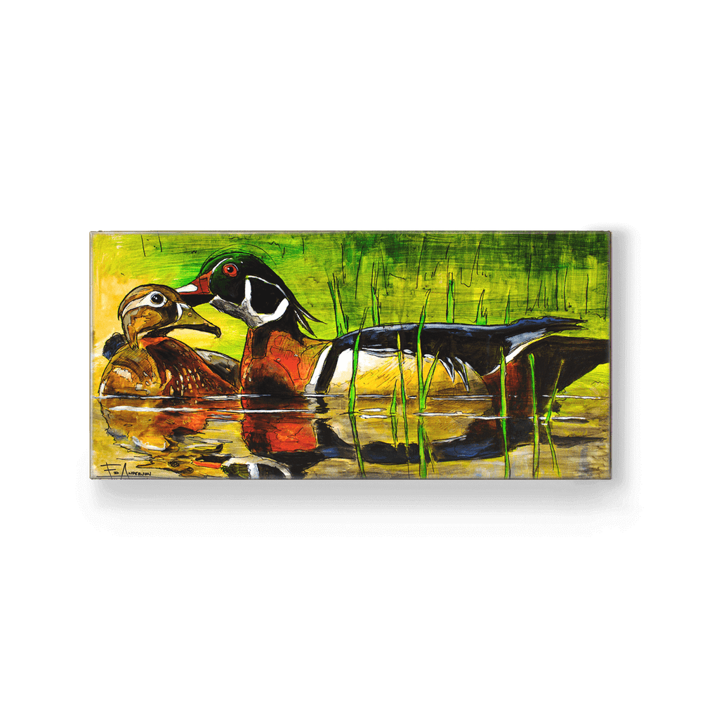 Wood Ducks: Metal Box Art – Old Wood Signs Wholesale