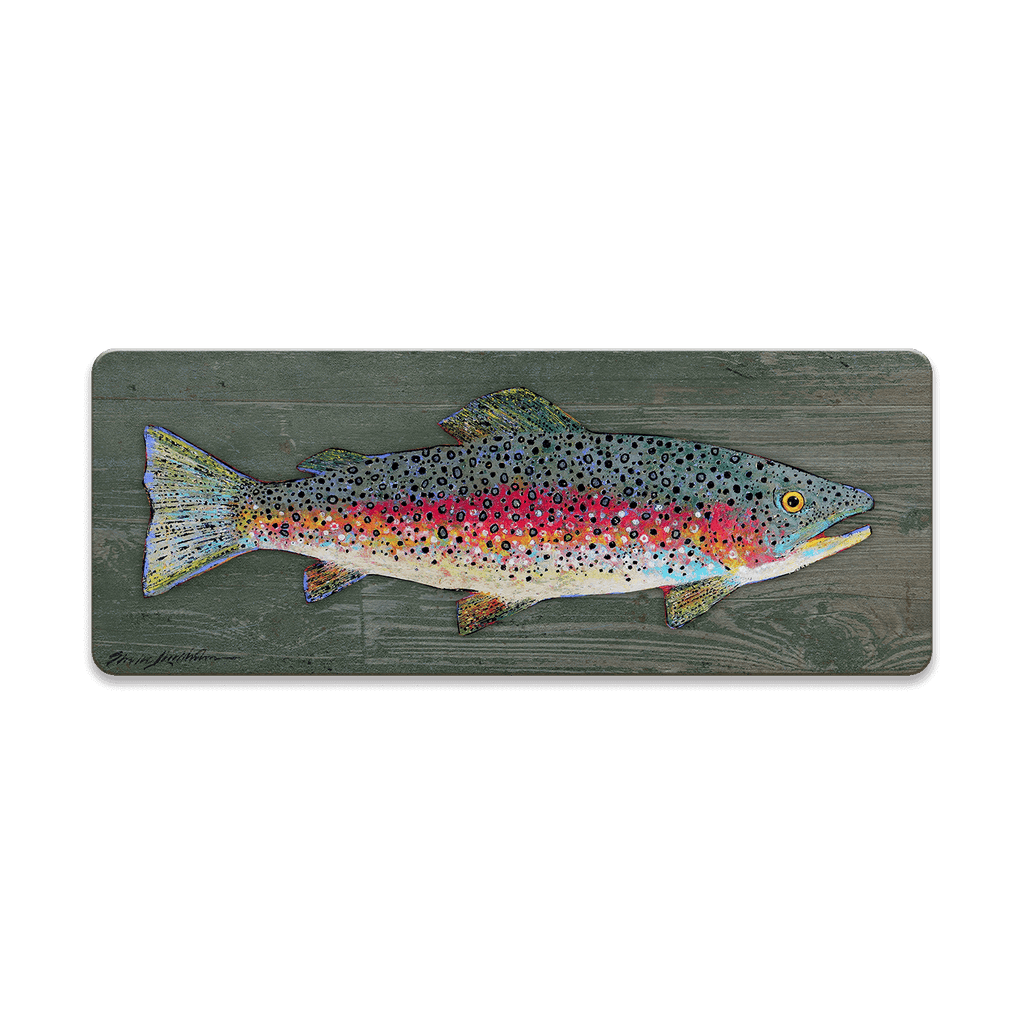 Rainbow Trout by Shelle Lindholm - Souvenirs & Gifts – Old Wood Signs ...