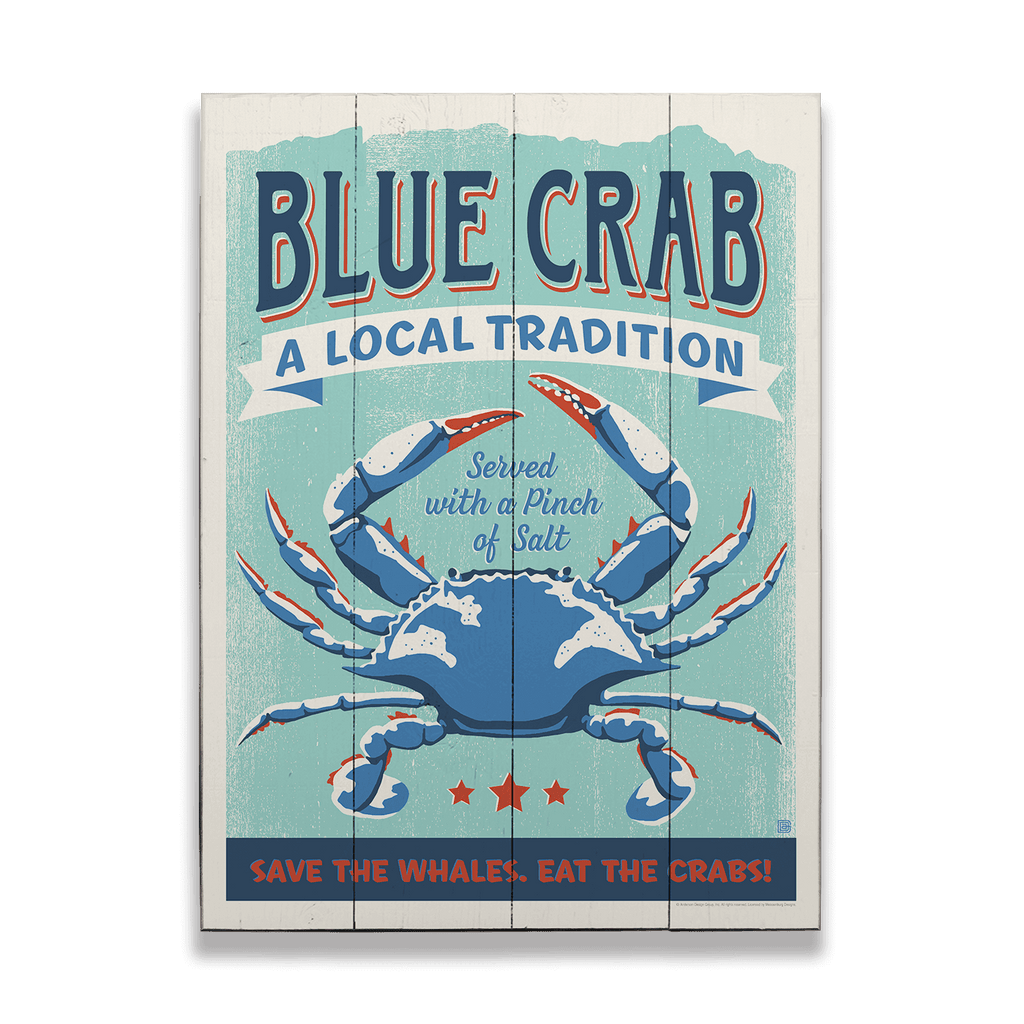 Blue Crab Traditions: Generic - Wood & Metal Wall Art – Old Wood Signs ...