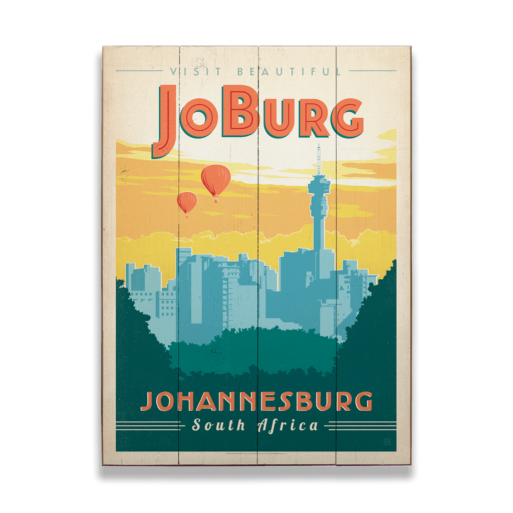 Johannesburg, South Africa - Wood & Metal Wall Art – Old Wood Signs ...