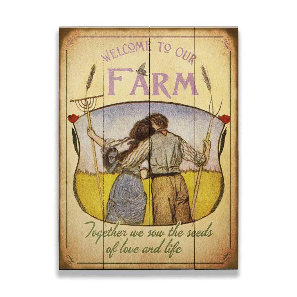 Together We Sow: Generic - Wood & Metal Wall Art – Old Wood Signs Wholesale