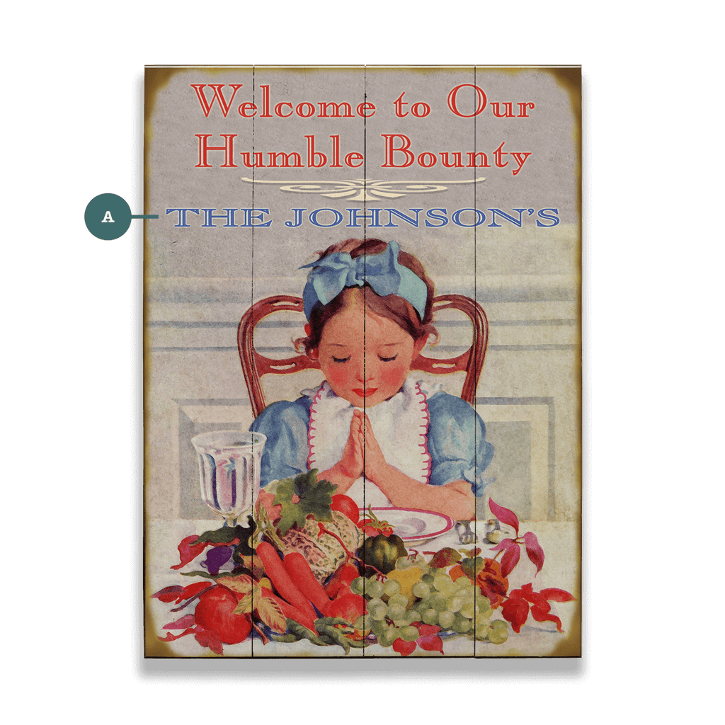 Humble Bounty - Wood & Metal Wall Art – Old Wood Signs Wholesale