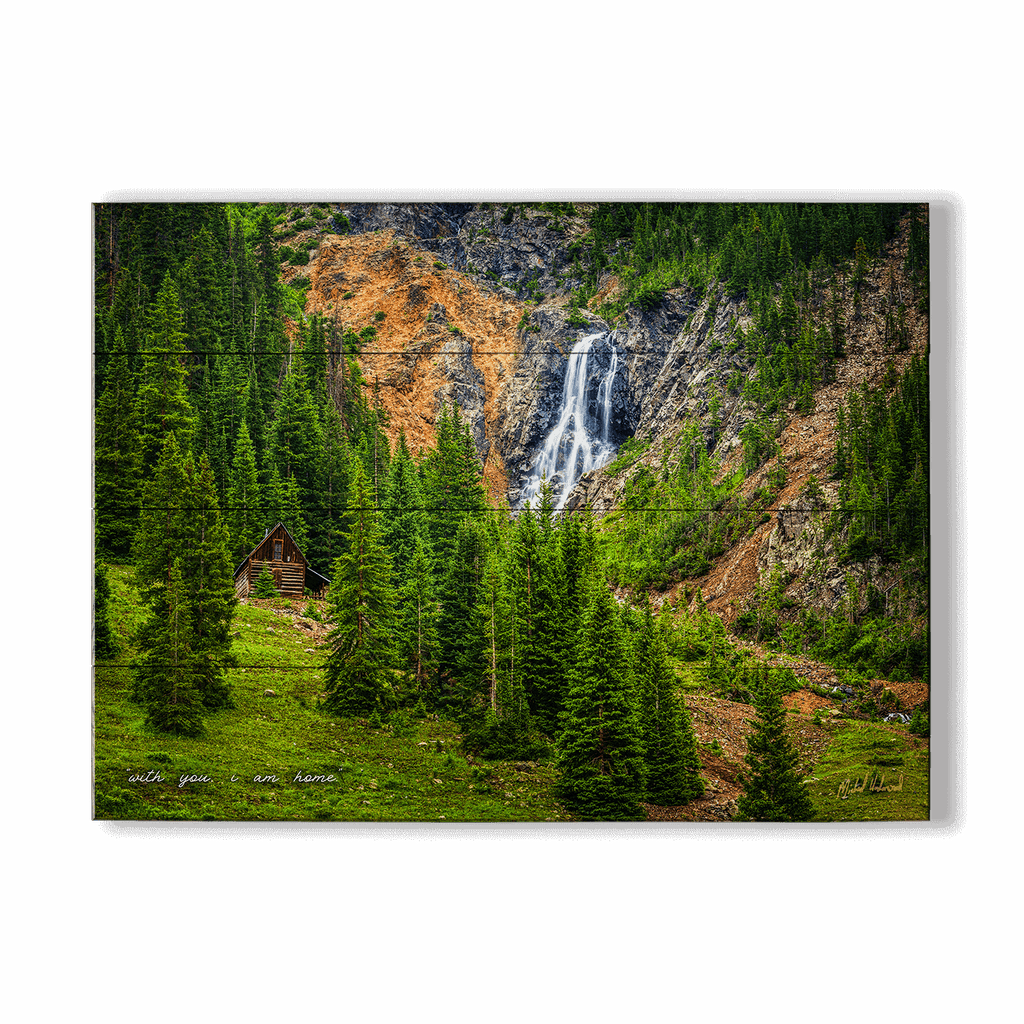 Miner's Cabin - Wood & Metal Wall Art – Old Wood Signs Wholesale