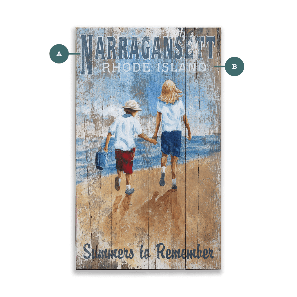 Summers to Remember - Wood & Metal Wall Art – Old Wood Signs Wholesale
