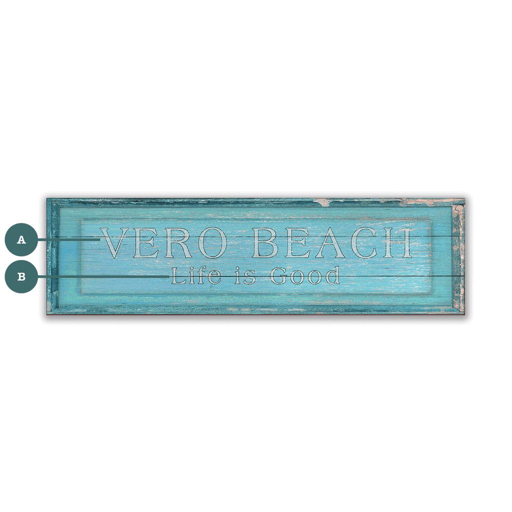 Life is Good - Wood & Metal Wall Art – Old Wood Signs Wholesale