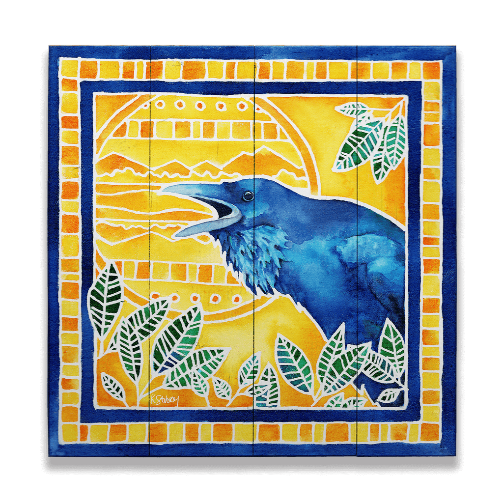 Raven Speak - Wood & Metal Wall Art – Old Wood Signs Wholesale